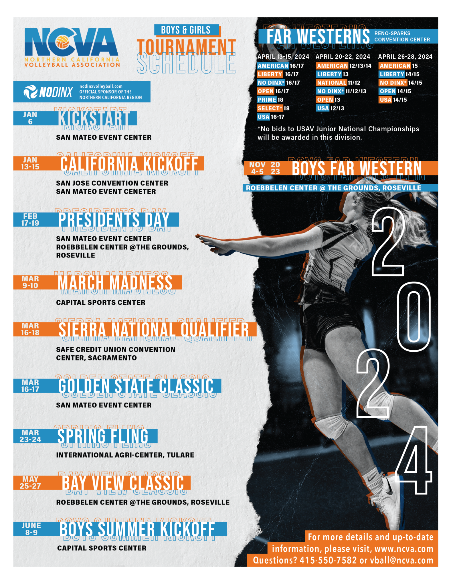 NCVA – Northern California Volleyball Association